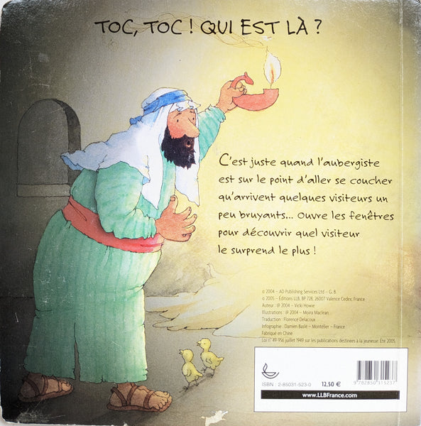 Toc, Toc ! Qui est là ? : un livre cartonné à fenêtres – ChezCarpus.com