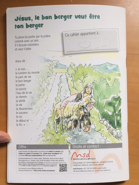 Le bon Berger (coloriage) – ChezCarpus.com