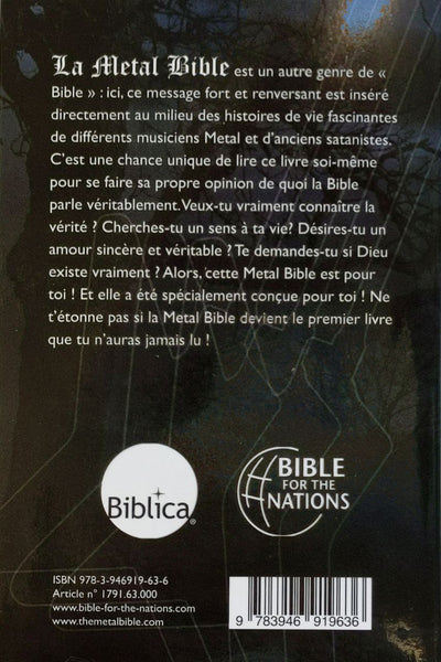 Metal Bible : La Bible du metalleux – ChezCarpus.com